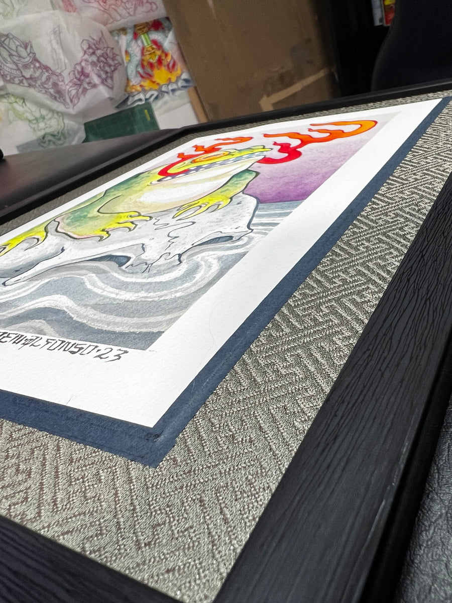 Trill – Skull and Lotus Tattoo